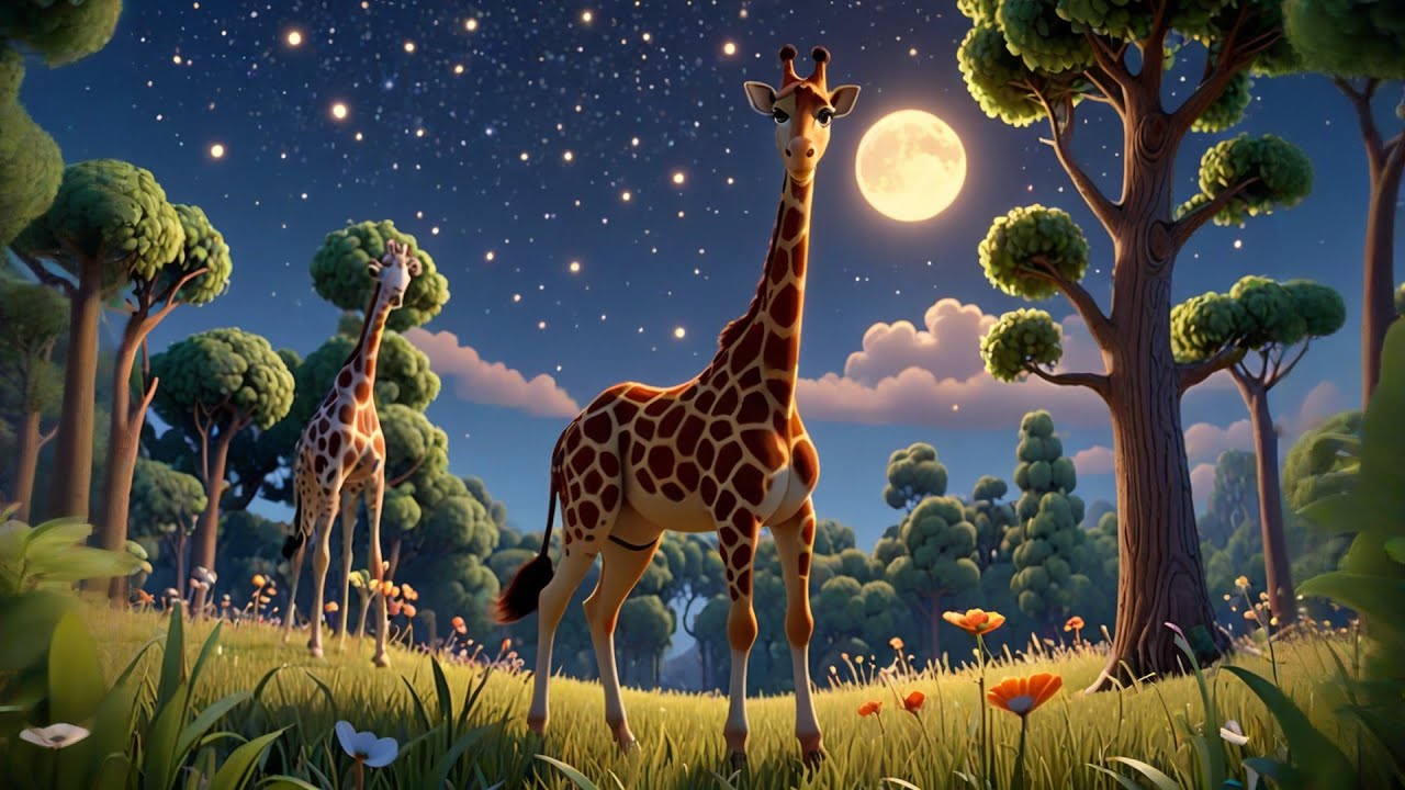 The Gentle Giraffe’s Tall Tale 🦒📚 | Sweet Nursery Rhymes Songs for Kids ...