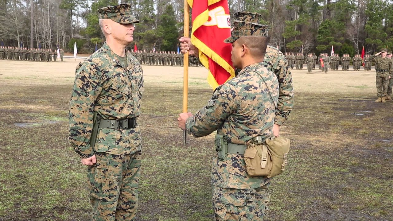 8th ESB Change of Command Ceremony - YouTube