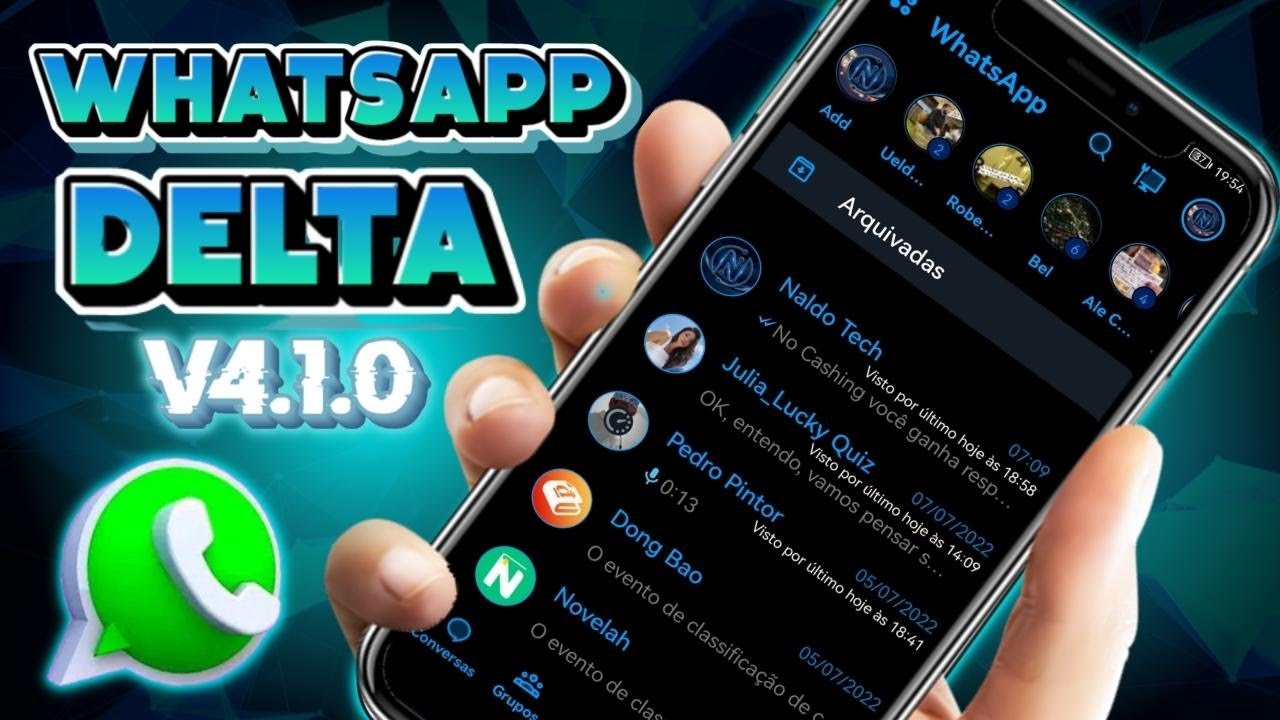 [Exclusivo] NOVO WHATSAPP DELTA OFICIAL v4.1.0 (ATUALIZADO 2022) - YouTube