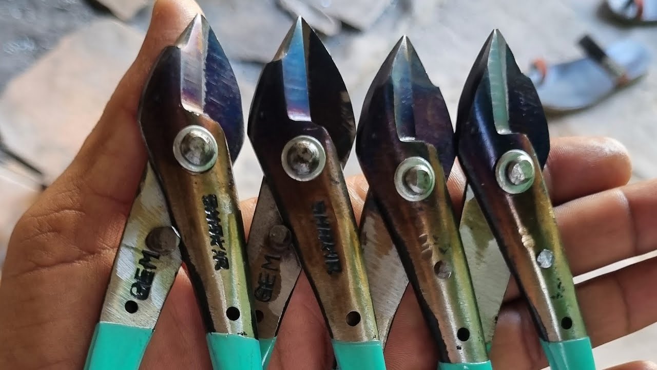 Sharp pliers making process in indian Factory - YouTube
