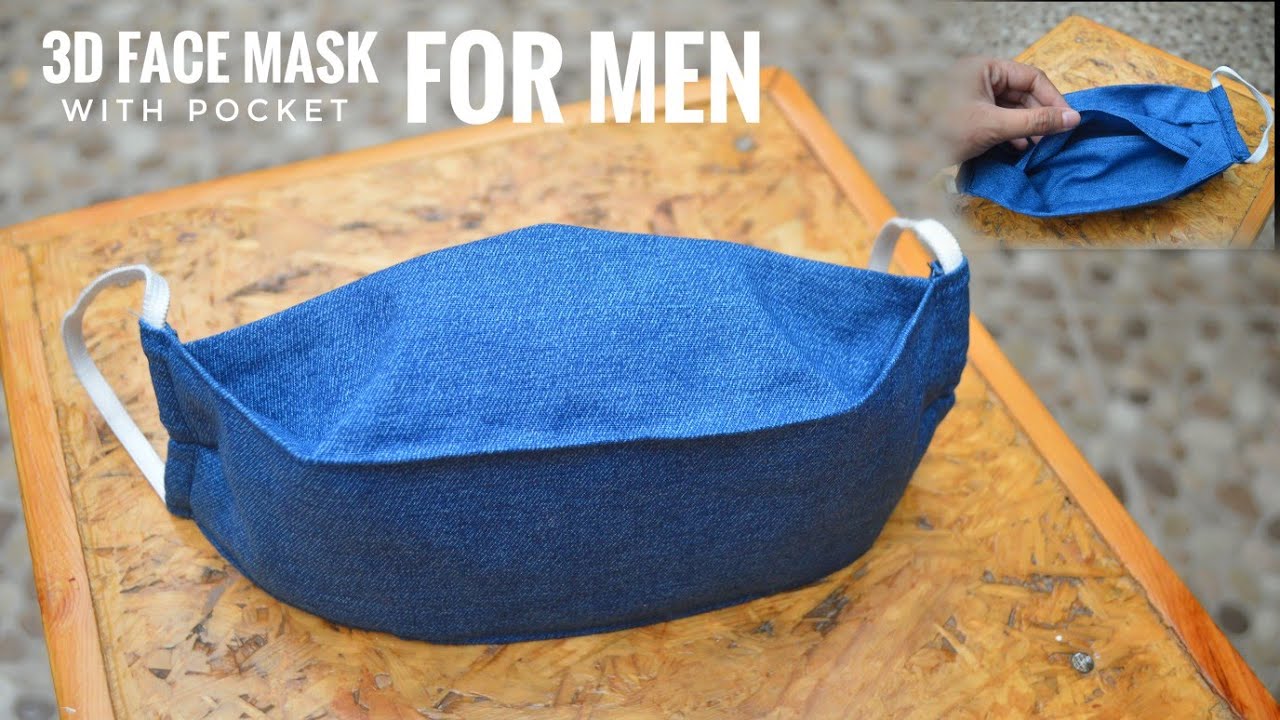 3D Face Mask for Men - Big Size 3D Face Mask DIY - YouTube