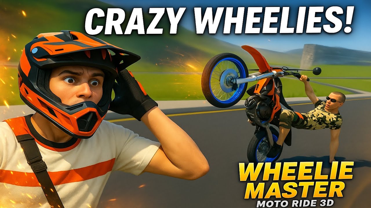 Wheelie FAILS Gone Wild 😂 | Wheelie Master Moto Ride Gameplay - YouTube
