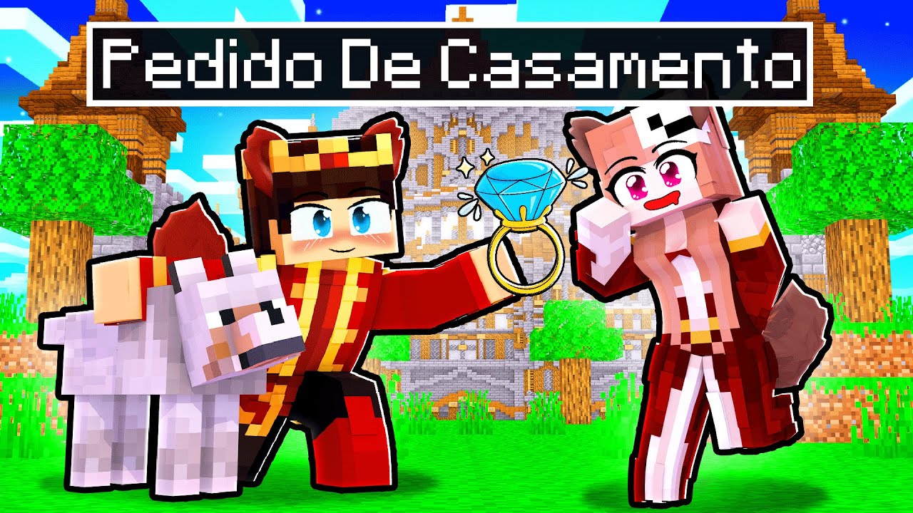 PRINCIPE LOBO me PEDIU EM CASAMENTO no MINECRAFT! - YouTube