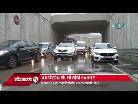 AKSİYON FİLMİ GİBİ SAHNE