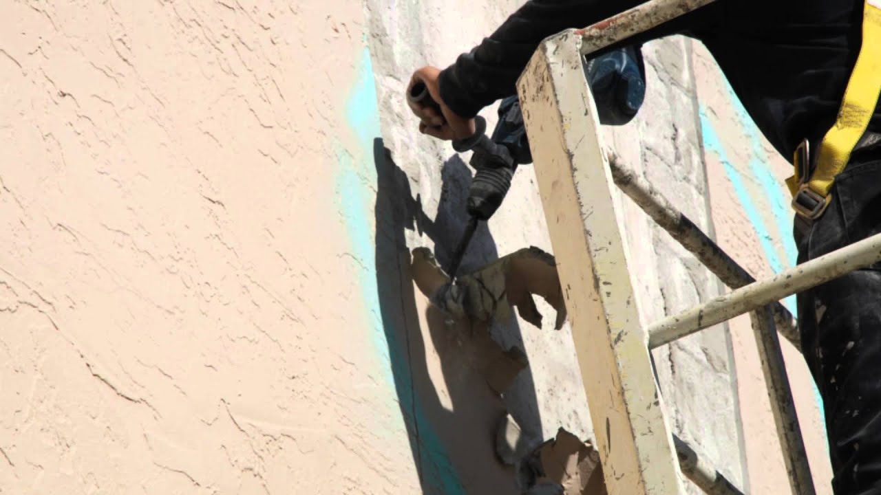 Stucco Delamination Repair, For more info call: 954-274-9060 - YouTube