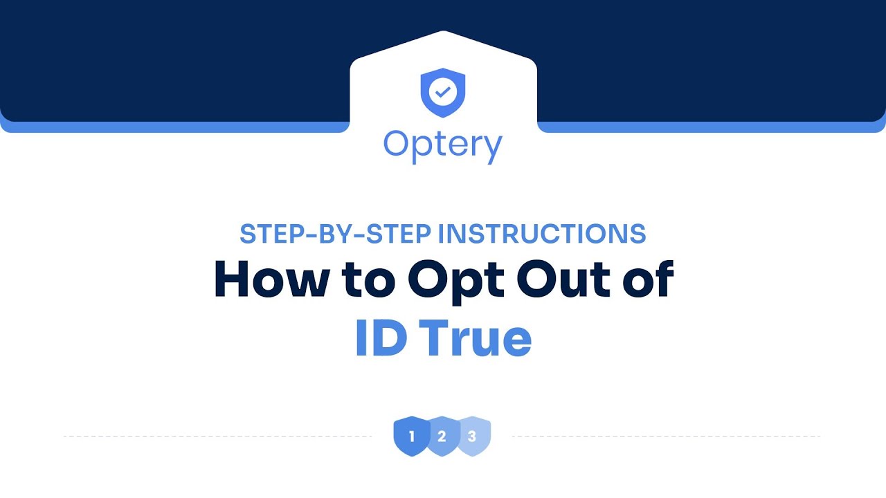 How to Opt Out of ID True - Step by Step Instructions - YouTube