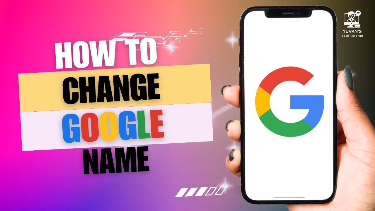 How to Change Your Google Account Name | How to Change Gmail Name - YouTube