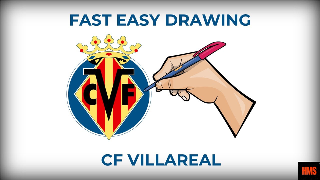 Easy Drawing | Villareal / How to Draw Football Club Logos | CF ...