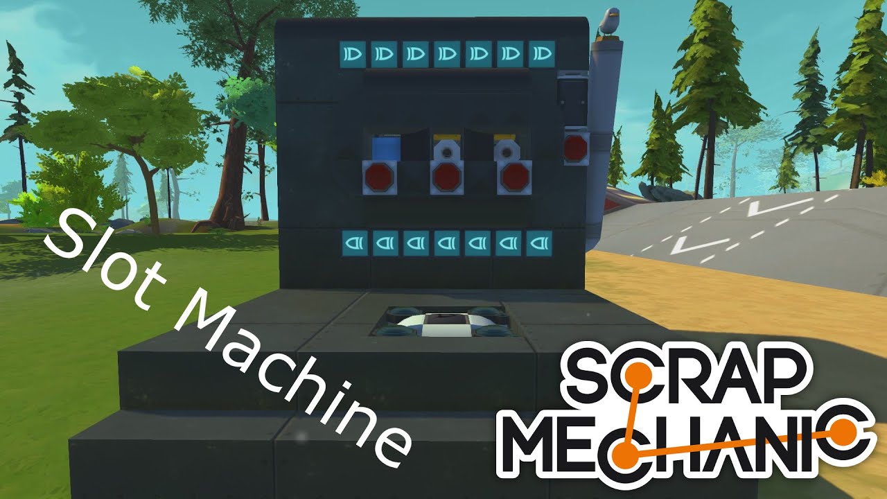 Scrap Mechanic Slot Machine - Jednoręki bandyta - YouTube