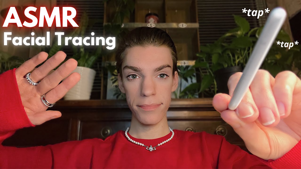 ASMR Tracing Your Face and Mouth Sounds 🥰 Up Close With Personal Attention Triggers 💛 - YouTube