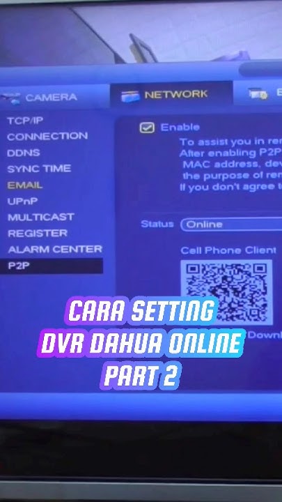 Cara Setting Online DVR Dahua | Part 2 #cctv #cctvcamera #dahua - YouTube