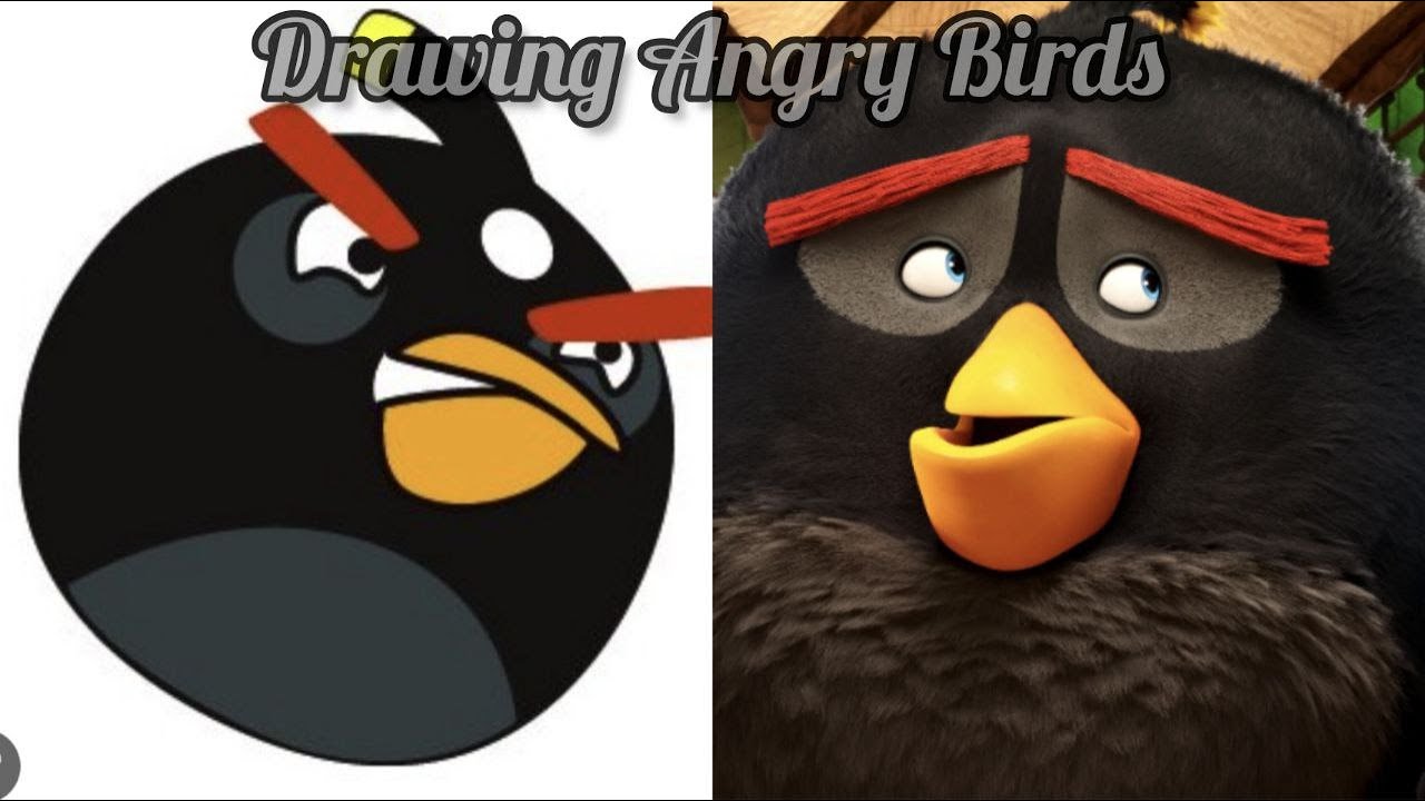 DIY II Drawing Andry Birds II Painting Angry Birds II Angry Birds Movie ...