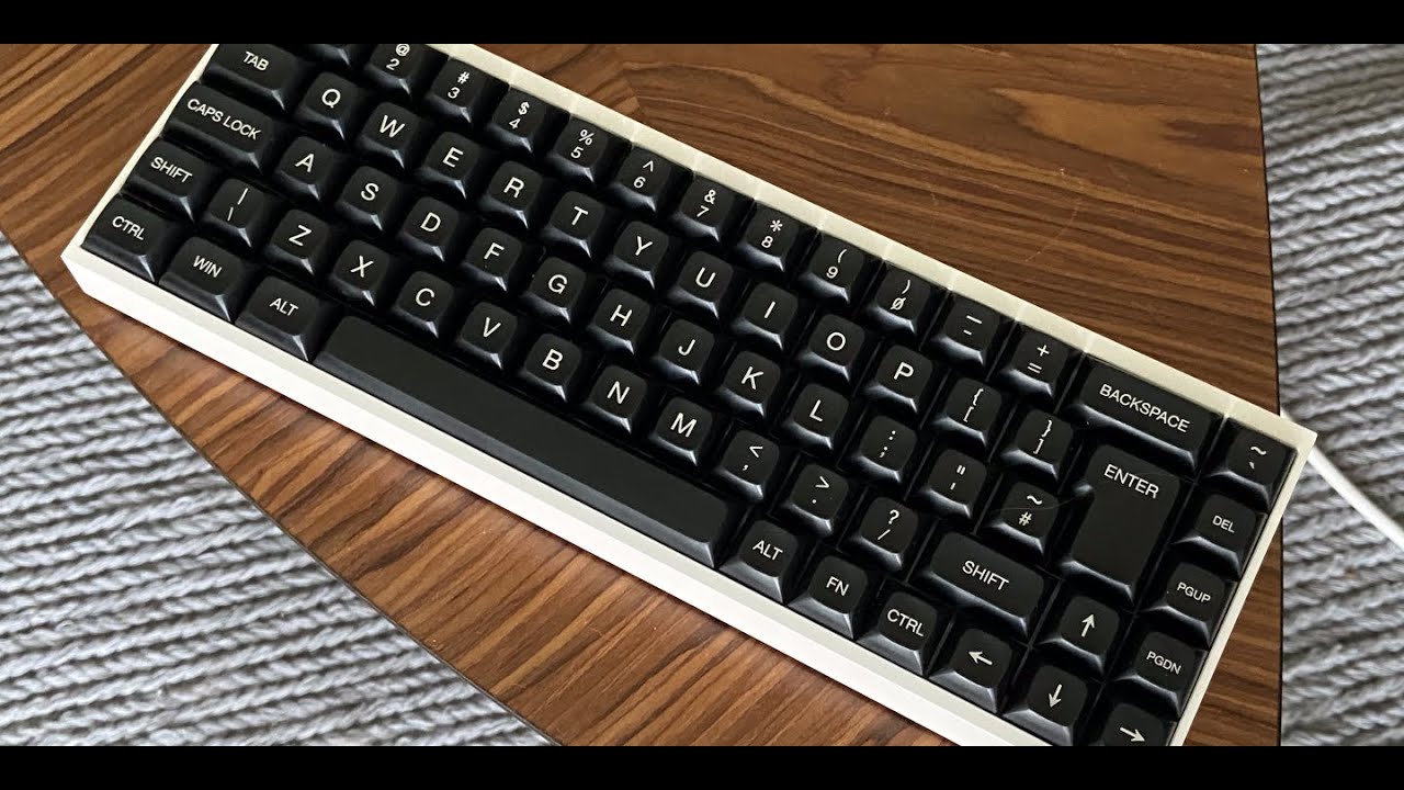 Tofu65 with lubed Gateron Black Inks & TEX ADA keycaps - Typing test ...