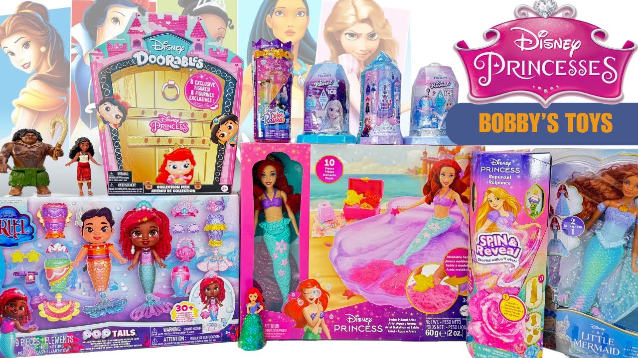 Disney Princesses Toys Collection Unboxing Review - YouTube