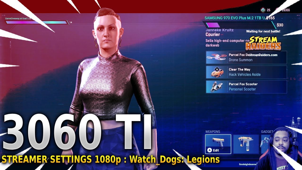 Watch Dogs: Legion | Streamer Settings | RTX 3060 TI GPU 1080p Settings ...