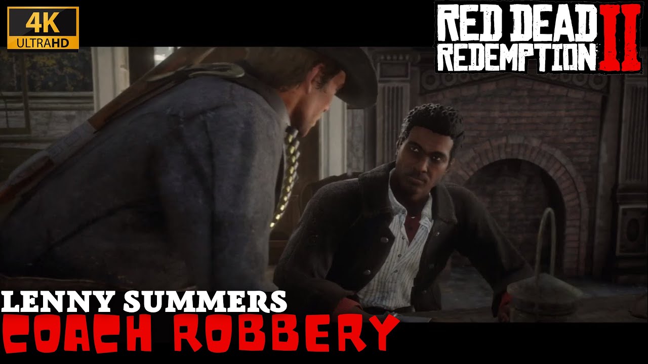 Red Dead Redemption 2 - Companion Activity #12 - Coach Robbery (Lenny ...