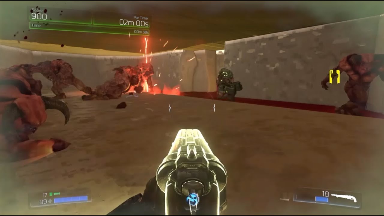 DOOM SnapMap #30 - MAP08: Tricks and Traps Remake - YouTube