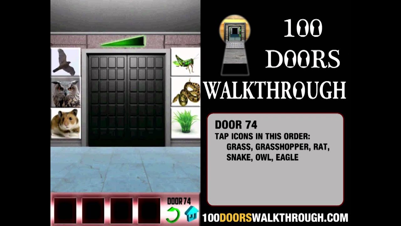 100 Doors 74, 100 Doors Level 74 | Android Walkthrough | 100 Doors - Door 74 | 100 Doors ...