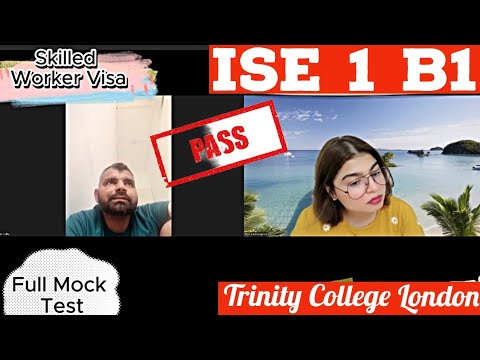 B1 English Test Trinity College London - ISE I (B1) Speaking ...
