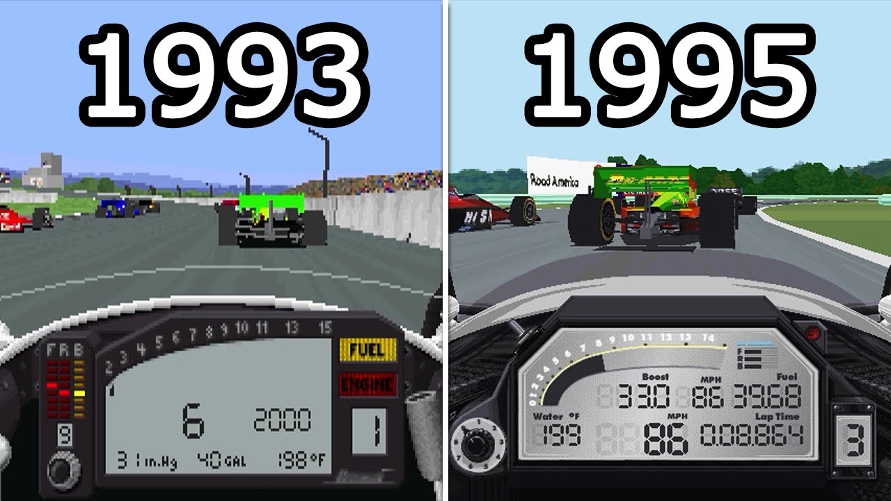 Evolution of IndyCar Racing (1993-1995) - YouTube