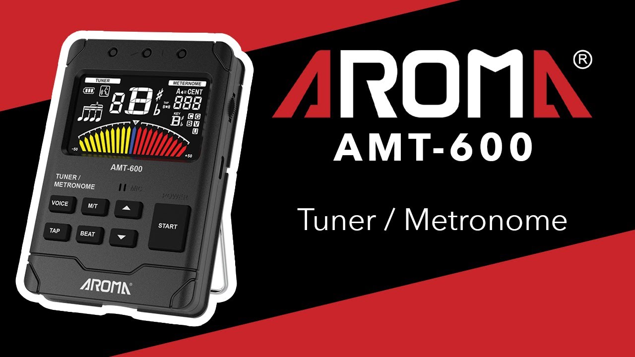Aroma AMT-600 Tuner & Metronome - YouTube
