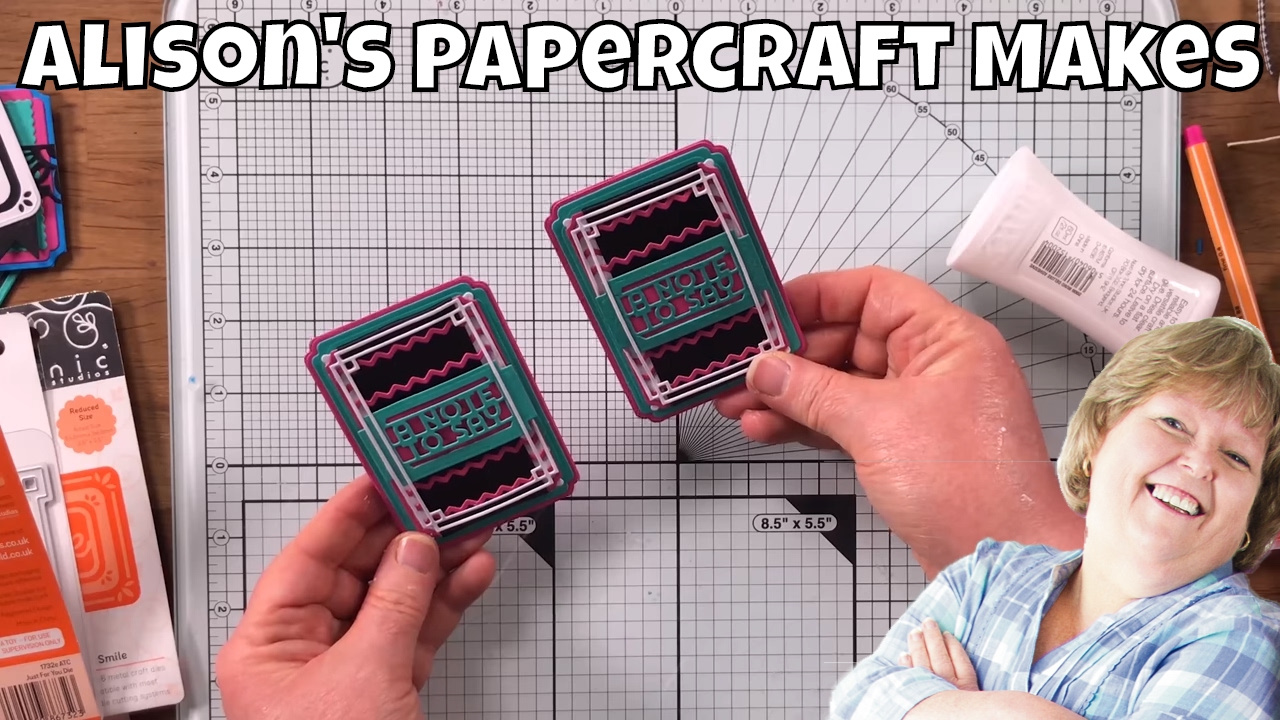 Alison's Papercraft Makes: ATC (Artist Trading Card) A Note To Say ...