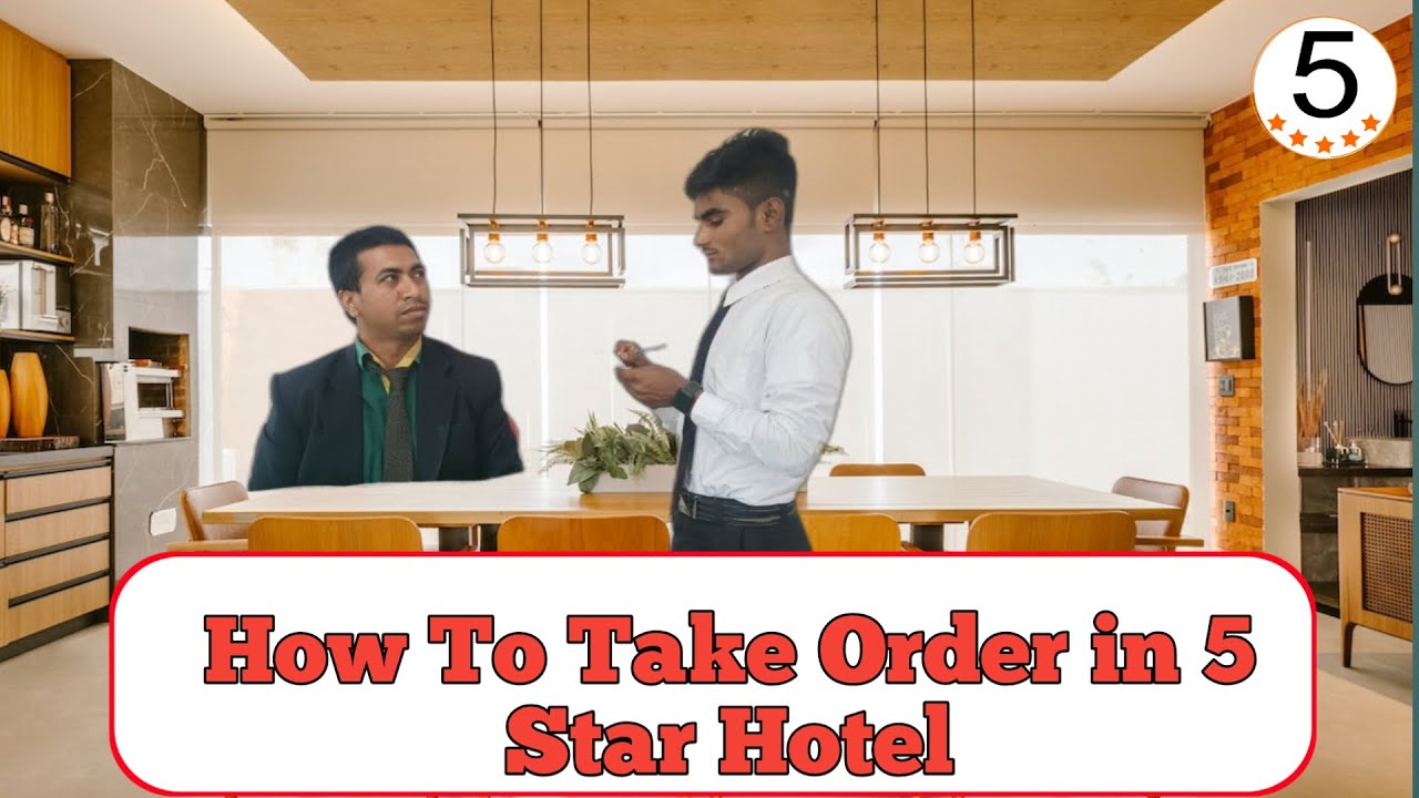 how to take order in Restaurant - YouTube