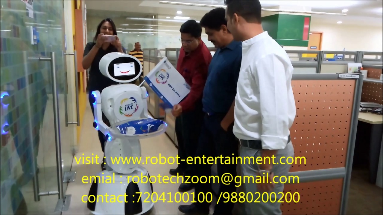 Robot in INTUIT Event - YouTube