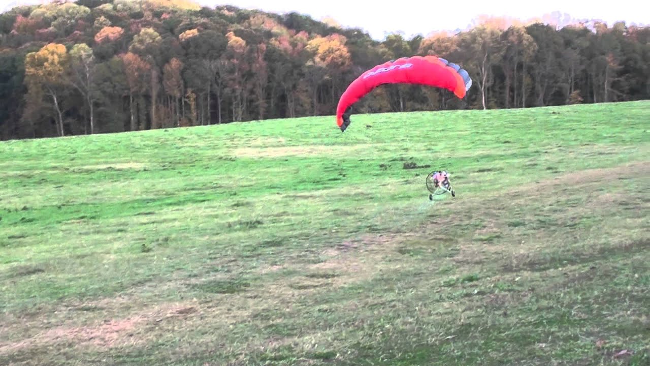 RC Gas Powered Paraglider Takeoff - YouTube