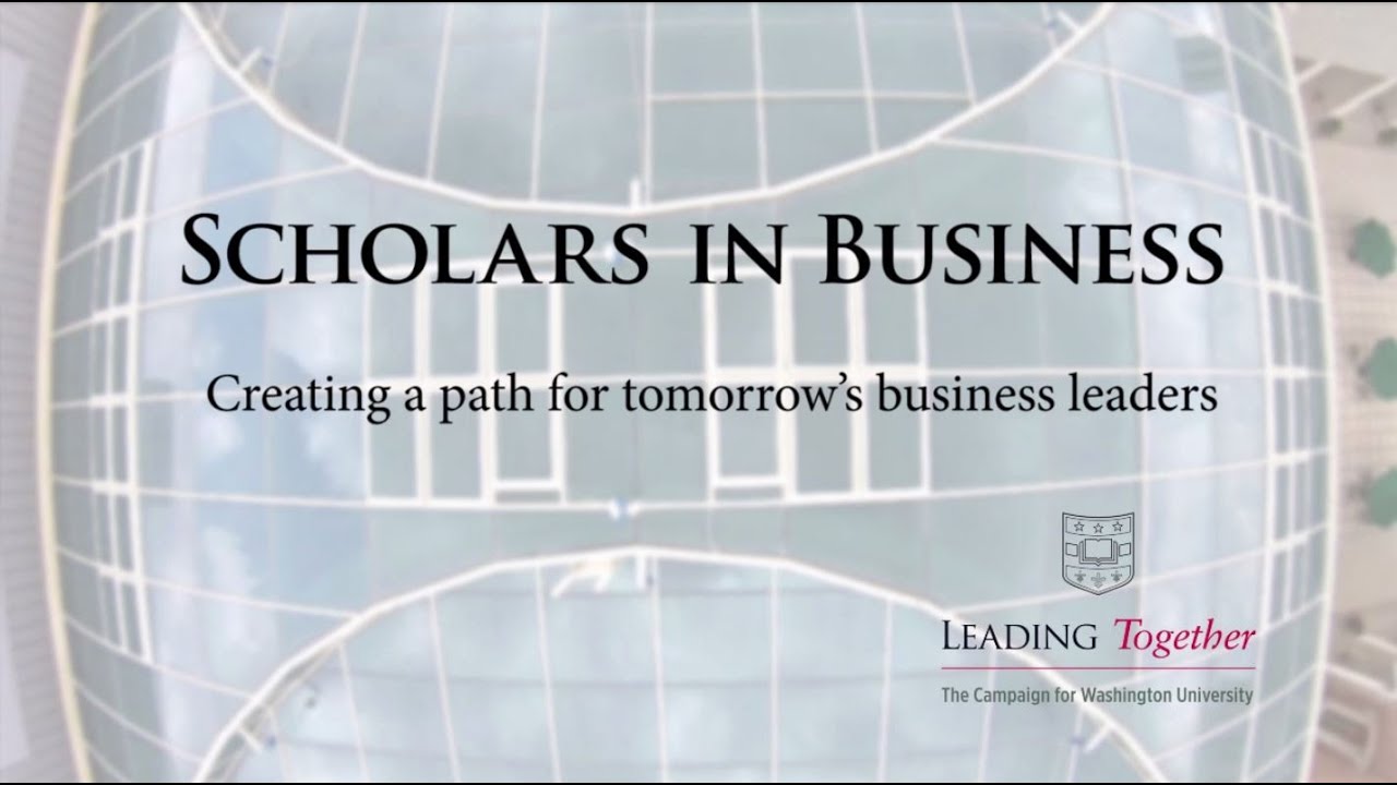 2014 Scholars in Business Program - YouTube