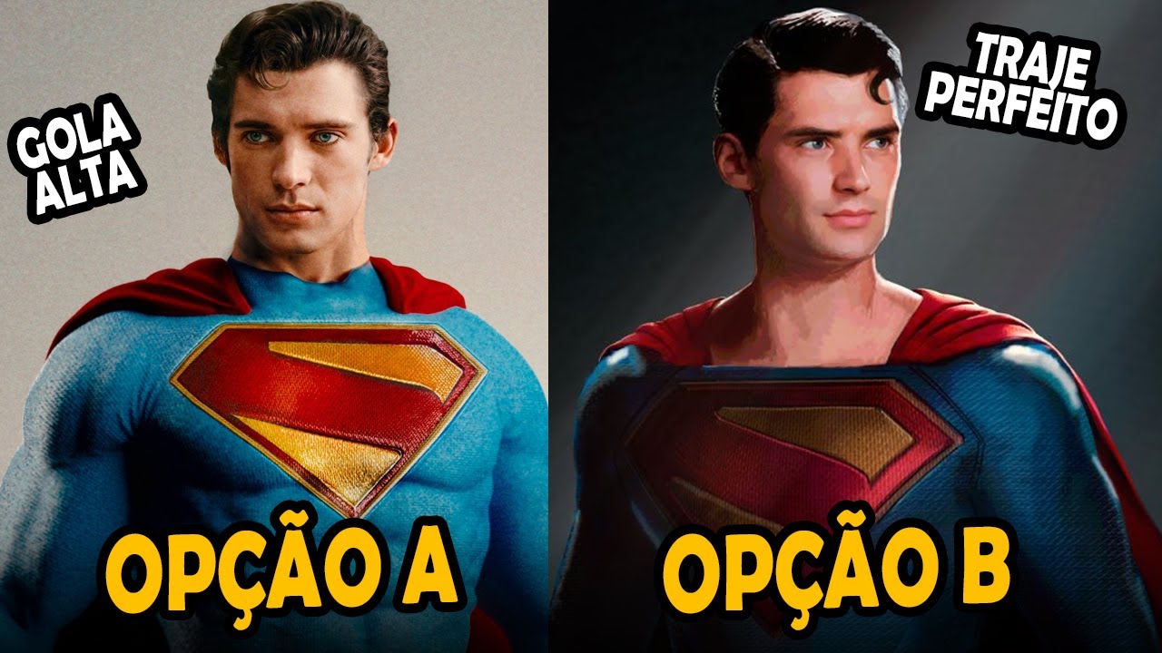 ASSIM FICA PERFEITO! SUPERMAN 2025 ESCOLHENDO TRAJE DEFINITIVO - YouTube