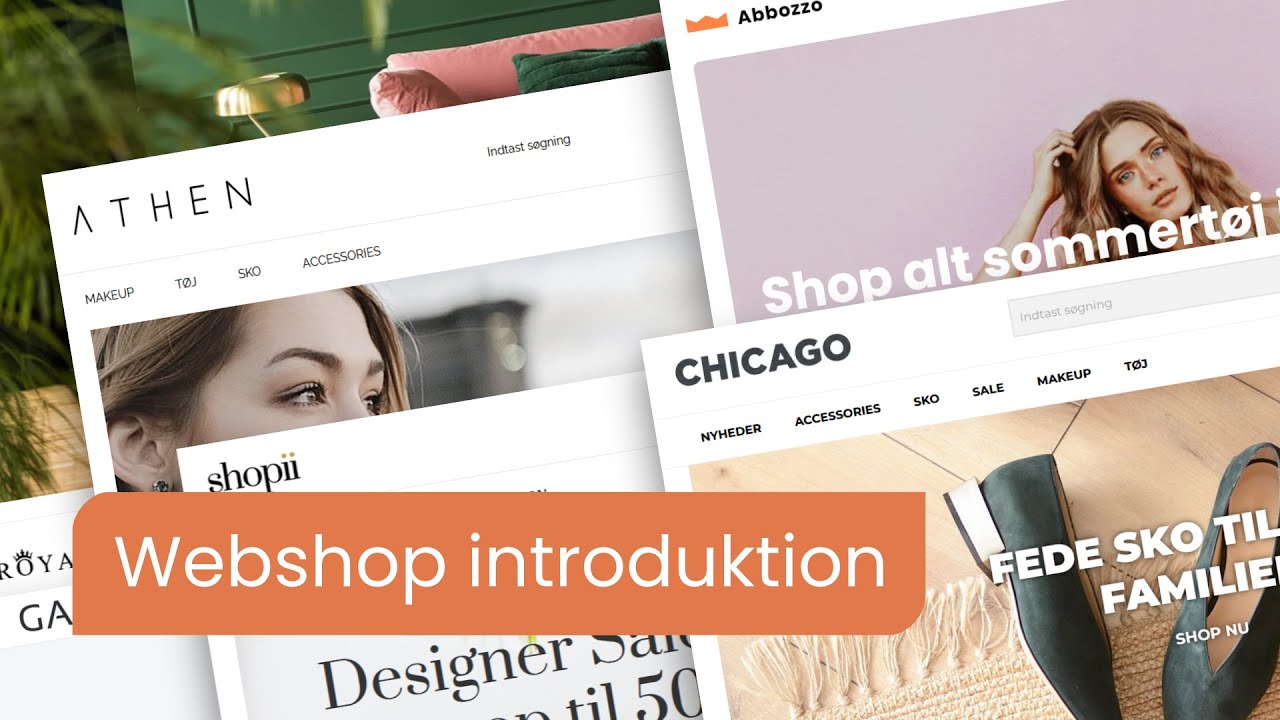 Webshop introduktion - Kom i gang med Dandomain Webshop - YouTube