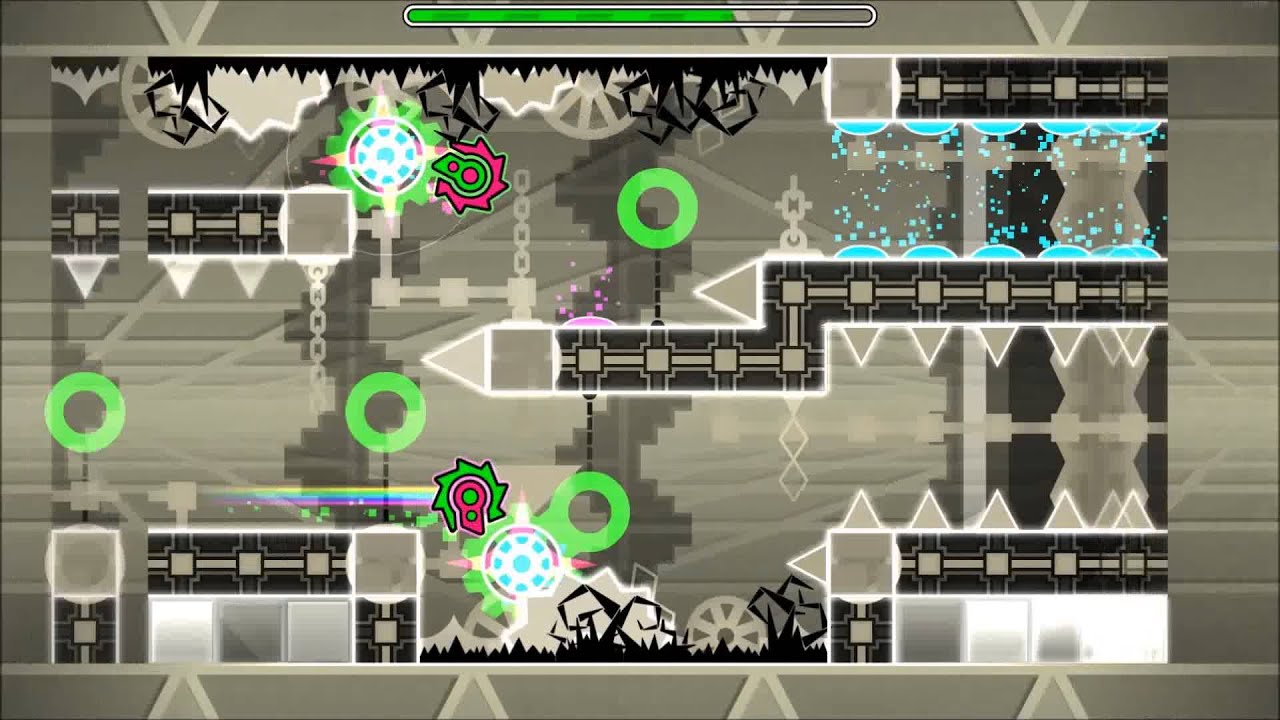 Geometry dash - Waterfall - RealWater - YouTube