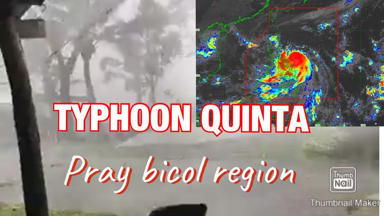 TYPHOON QUINTA (BAGYONG QUINTA) SUBRANG LAKAS NAKAKATAKOT - YouTube
