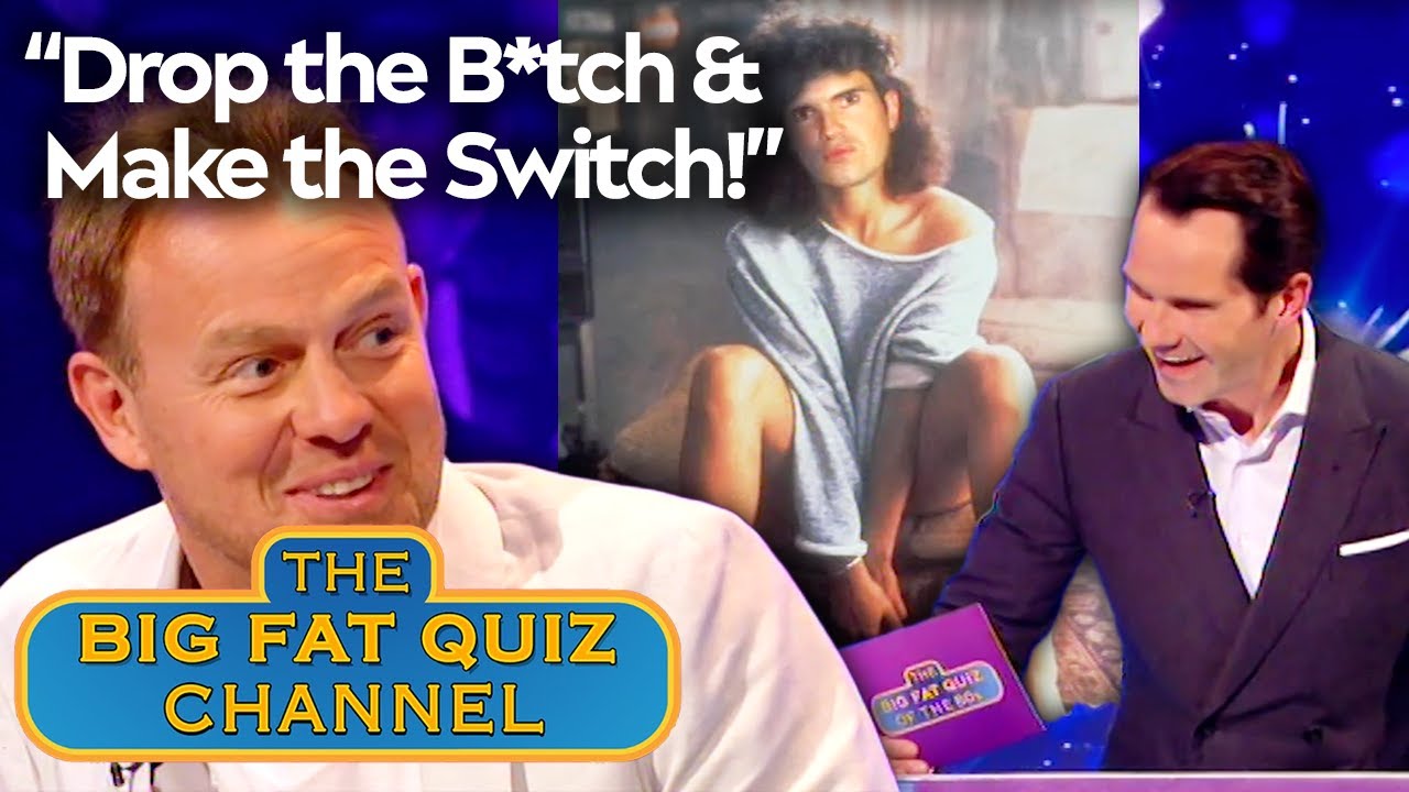 Jimmy Carr Subtly Improves '80s Movie Posters | Big Fat Quiz - YouTube