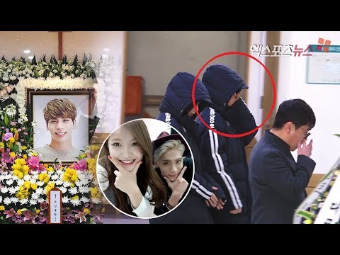 [Compilation] Red Velvet visit SHINee Jonghyun's wake/funeral | 故 샤이니 종현 빈소