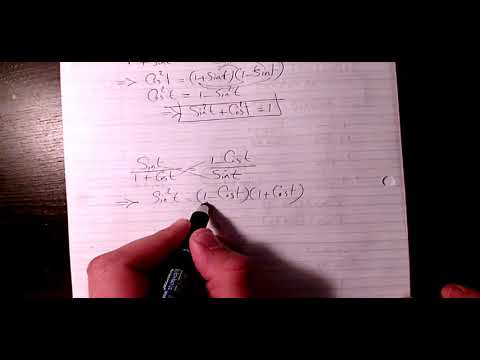 sint,1+cost=1 cost,sint Verifying Trigonometric Identities, How to ...
