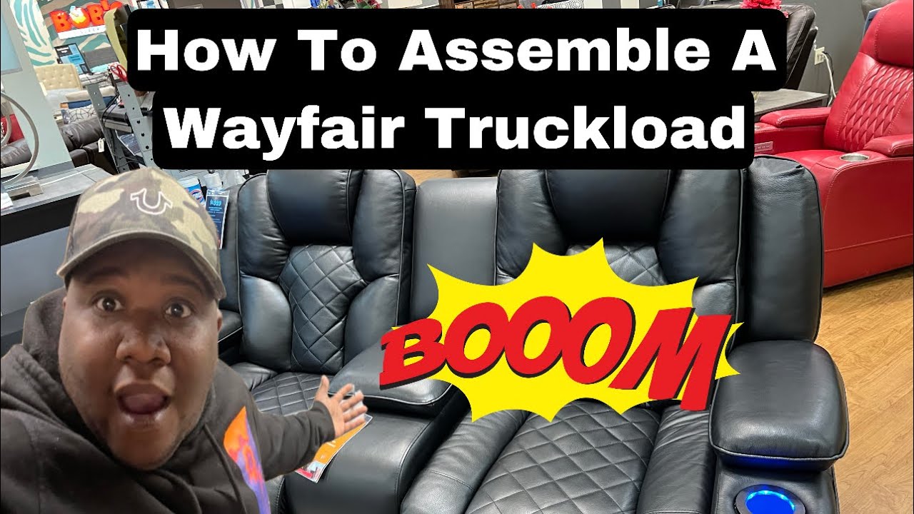 Reselling Pallets: How to Assemble A Wayfair Truckload - YouTube
