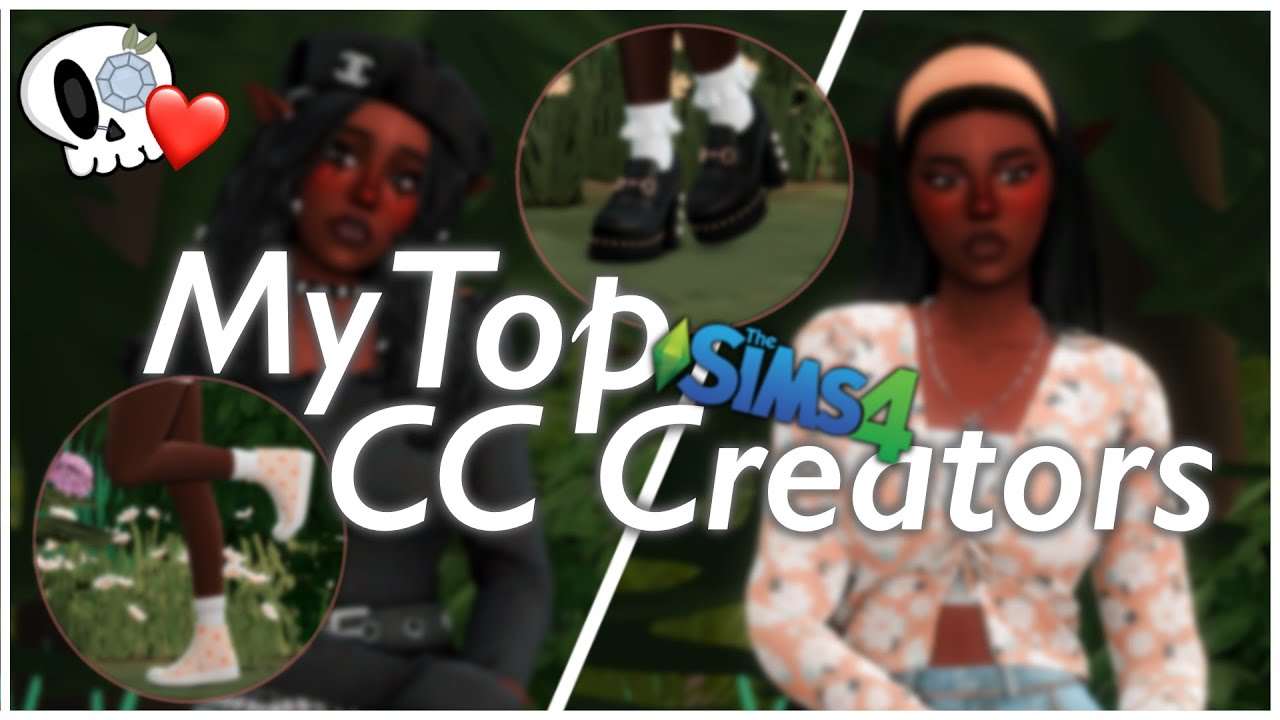 My Top 3 CC Creators In The Sims 4 + Links Included *Lookbook* - YouTube