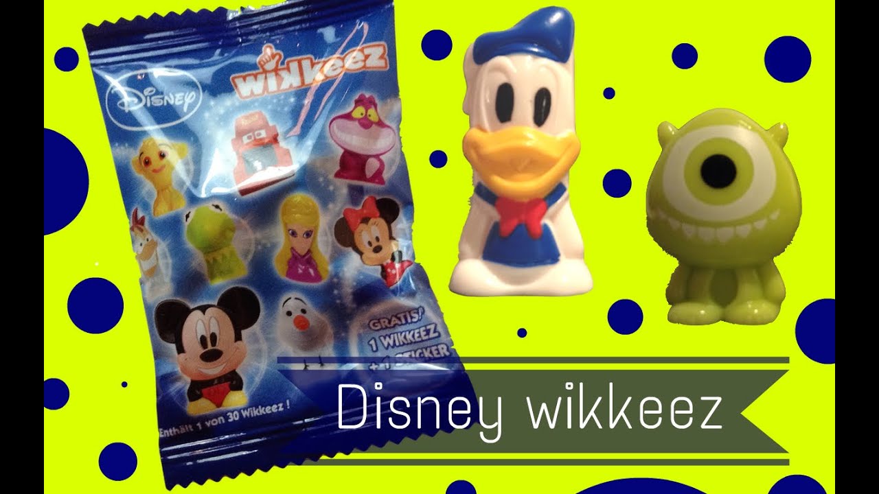 DISNEY wikkeez Surprise Blind Bags (Monster University, Donald, Alice ...