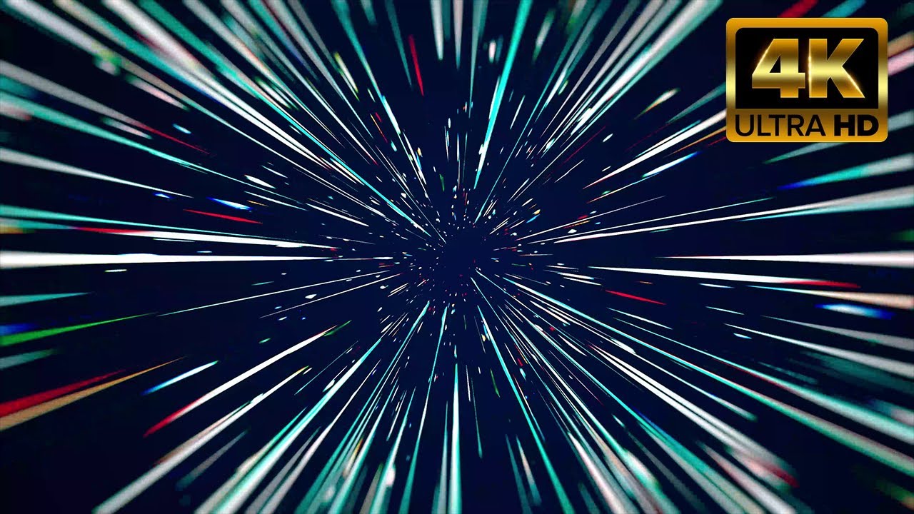 Hyperspace Tunnel 01 Background – 1HR LOOP 4K 60FPS - YouTube