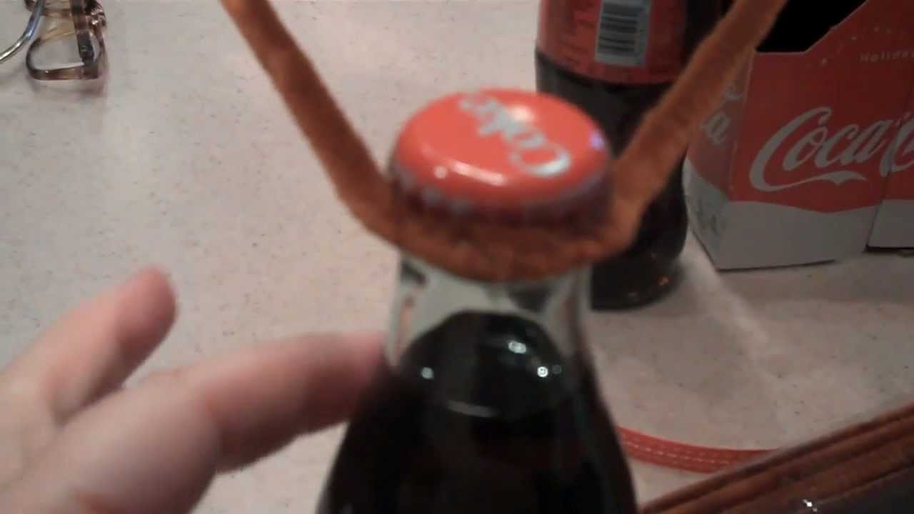 Coke Soda Bottle Reindeer Christmas gift - YouTube