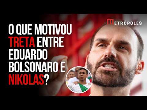 Eduardo Bolsonaro em treta com Nikolas: “Versão caricata de si mesmo”