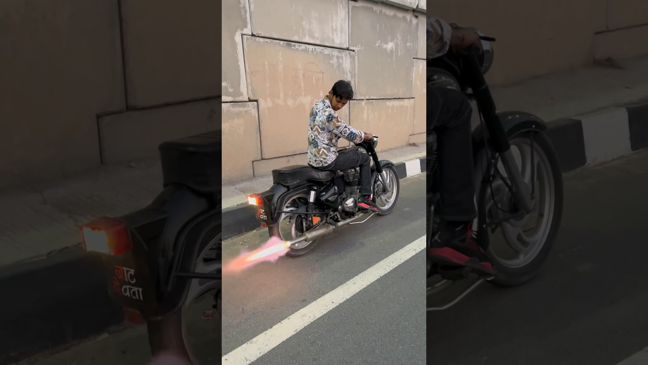 Bullet back fire 🥵🔥.. #bullet #bulletlover #viralvideo #viralshorts # ...