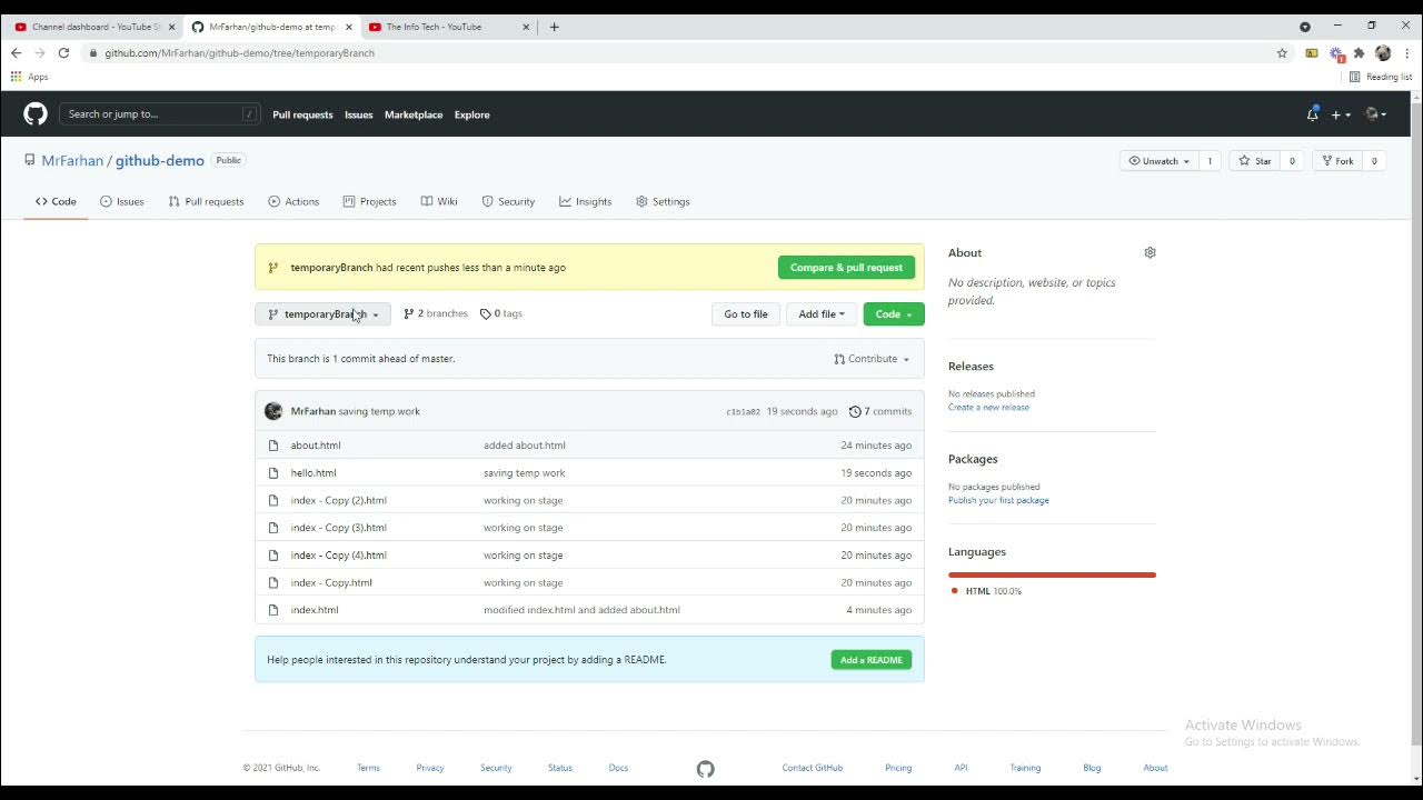 Smartgit basic operations - YouTube