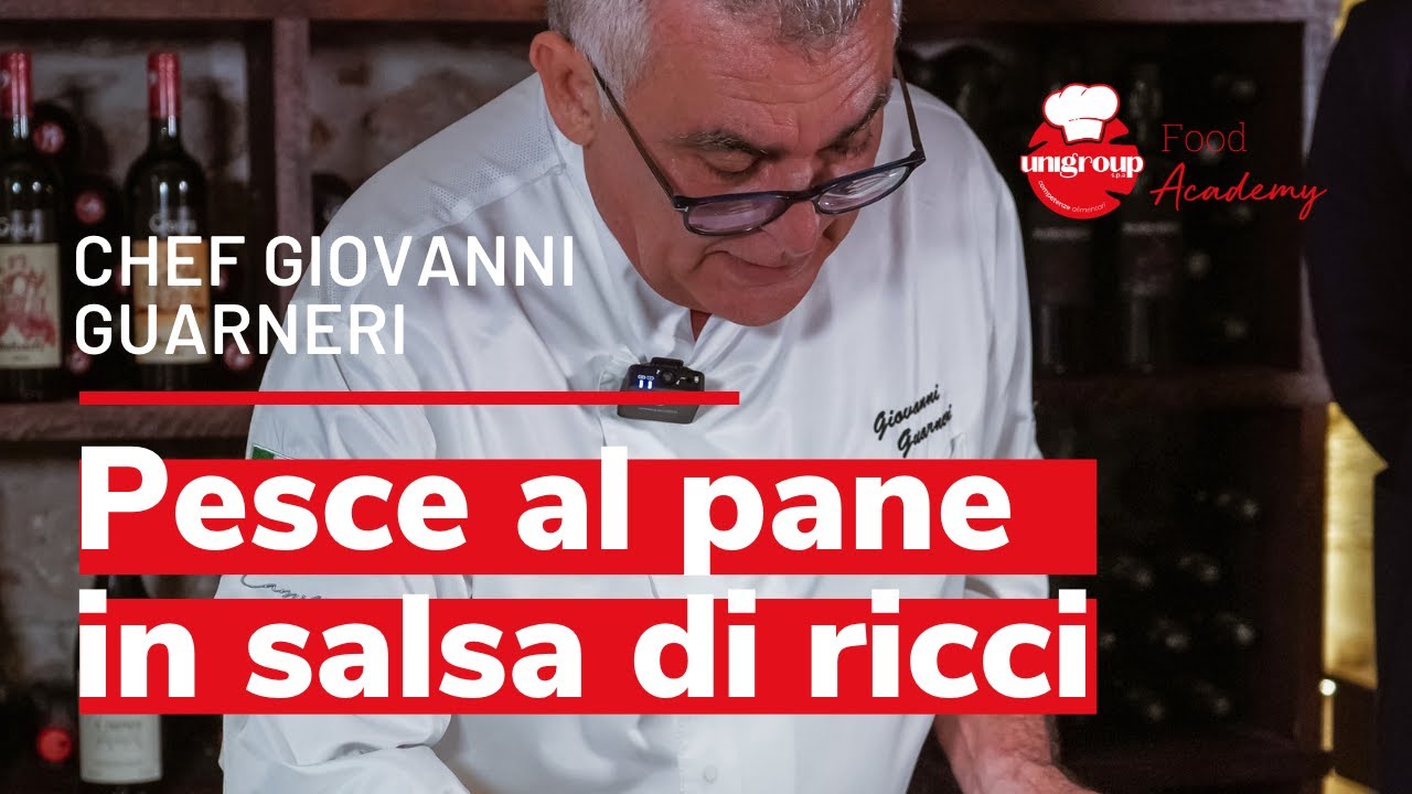 Pesce al forno in crosta di Pane con Salsa di Ricci Chef Giovanni ...