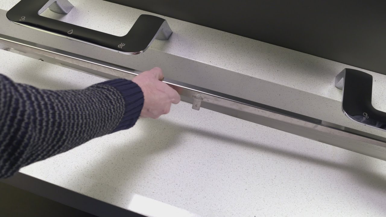 Verge with WashBar Technology - How to remove the drain cap - YouTube