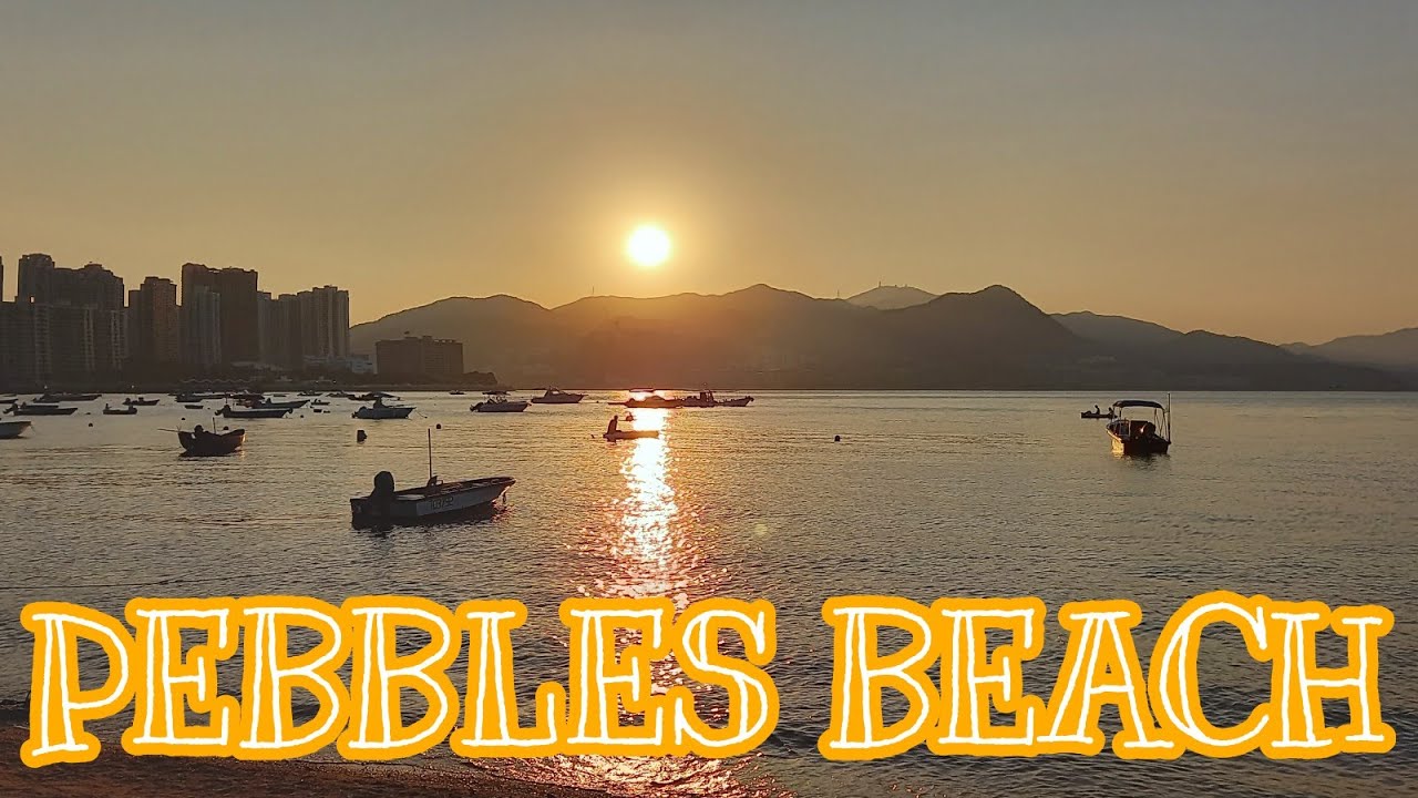 Amazing Sunset in Pebbles beach - YouTube