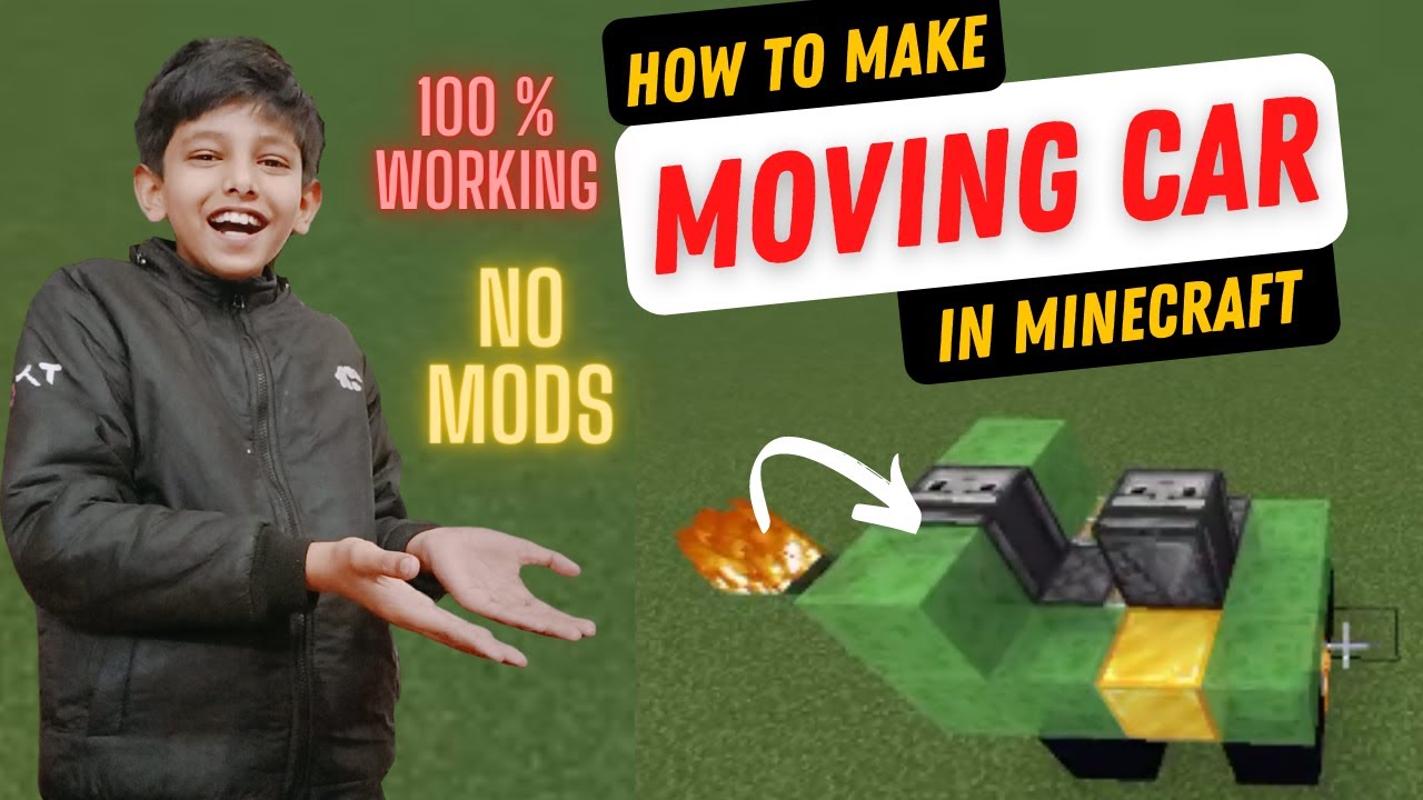 How to Make a Moving Car in Minecraft - Pocket Edition - Minecraft ...
