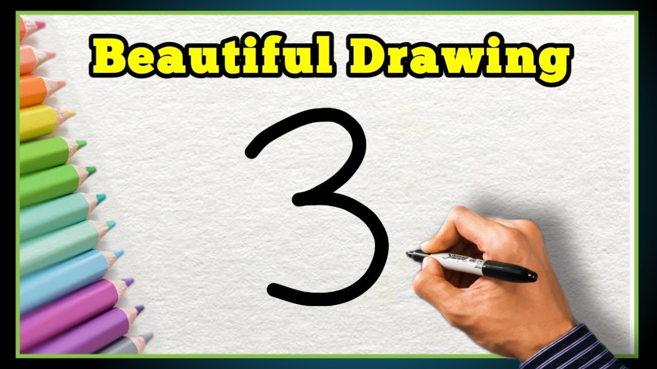 Beautiful Drawing | Simple Drawing | Very Easy Drawing | Drawing Ideas | Drawing Tutorial ...
